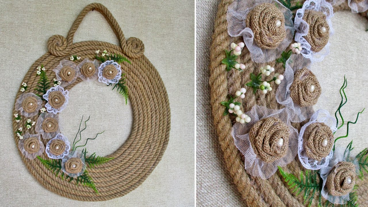 Home Decor with Jute Rope DIY