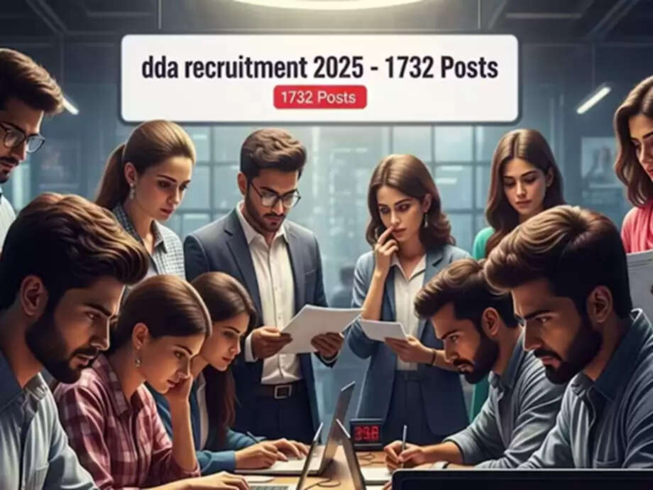 DDA Recruitment 2025: DDA has announced bumper recruitment for 1732 ...