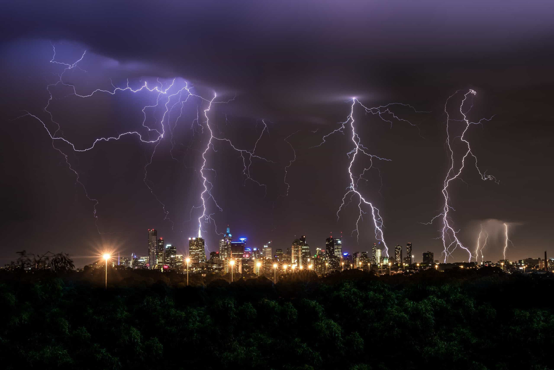 What not to do during a thunderstorm