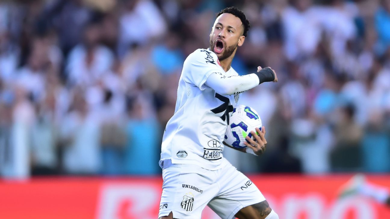 Neymar signs Santos renewal through 2026 with sights on World Cup