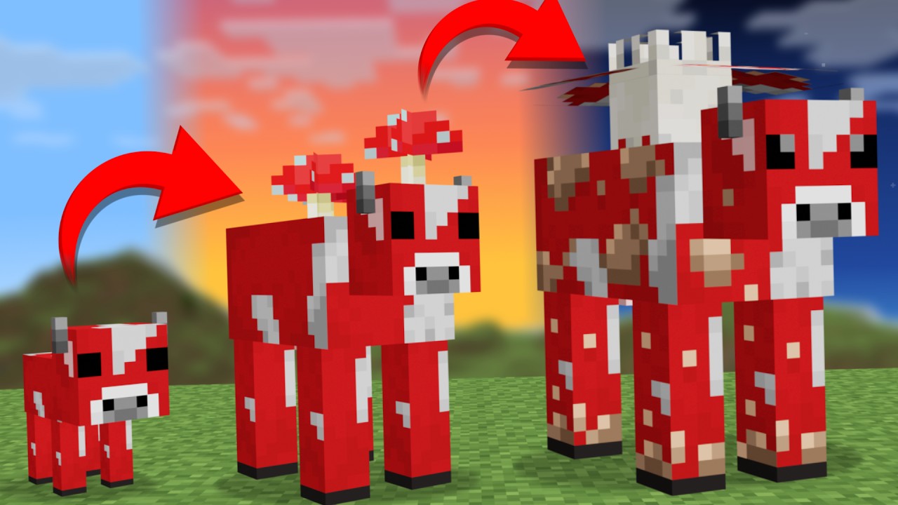 I gave Minecraft mobs more growth cycles