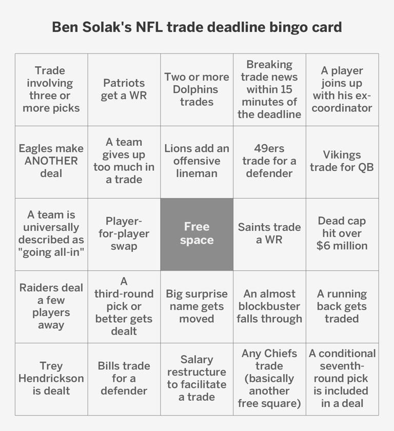 2025 NFL trade deadline winners, losers: Jets, Cowboys, Pats