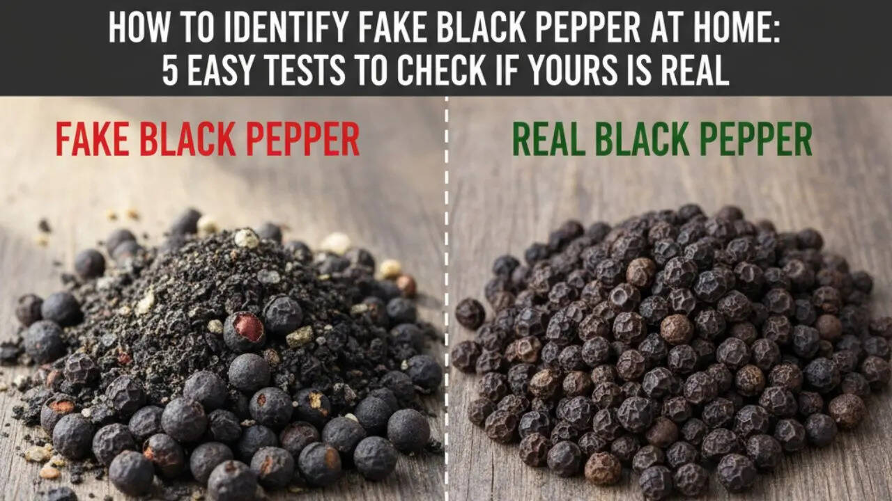 How To Identify Fake Black Pepper At Home: 5 Easy Tests To Check If ...