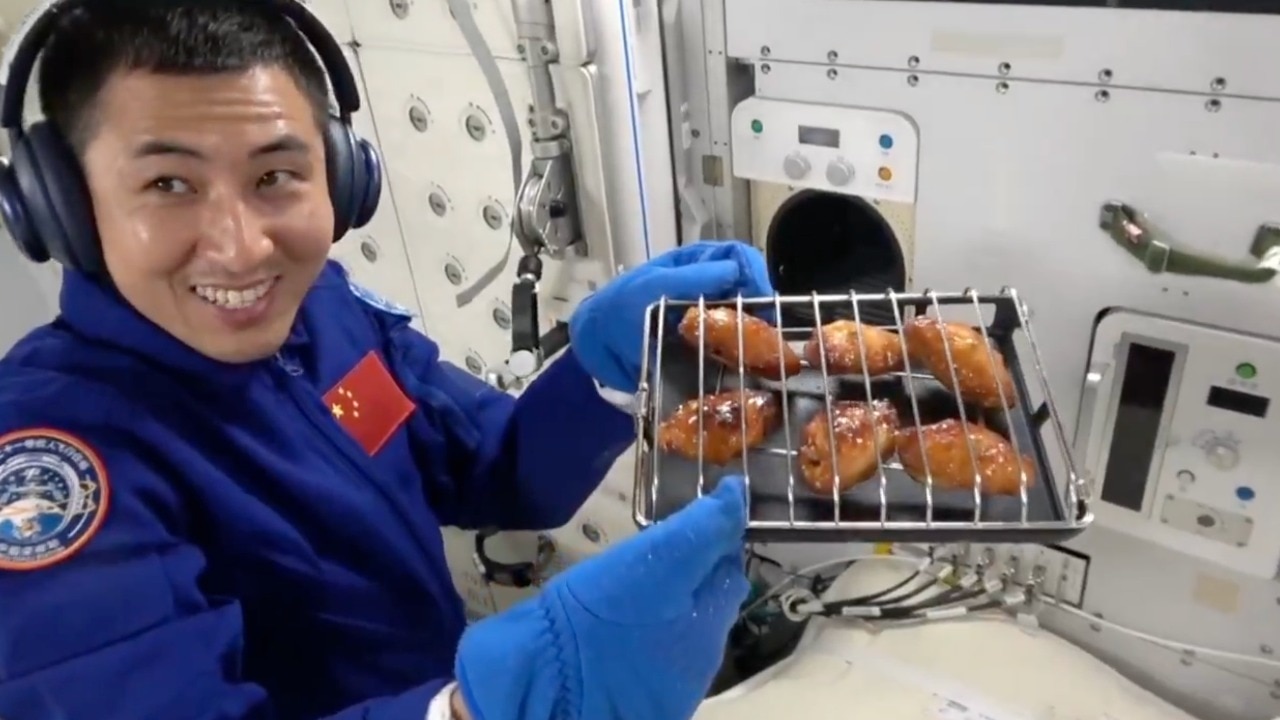 Watch: Chinese astronauts bake chicken wings in space using special oven