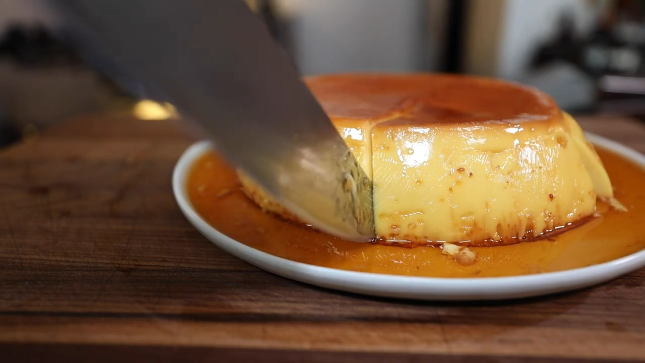 Julia Child's crème caramel will melt in your mouth