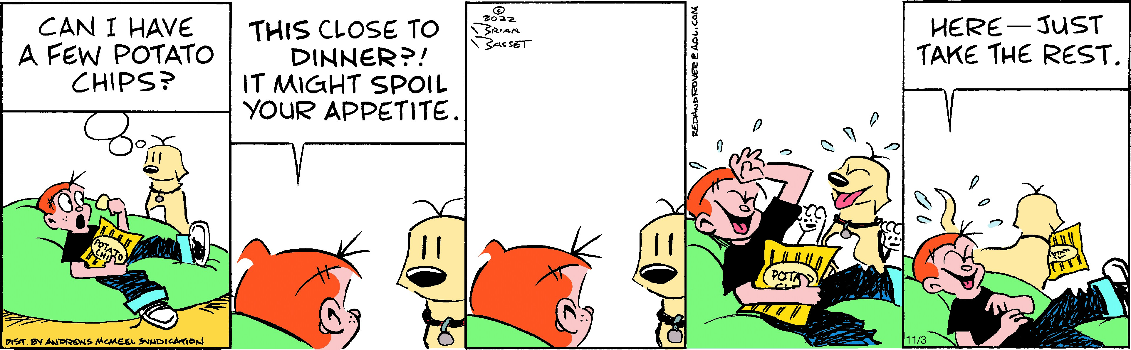 Red and Rover by Brian Basset