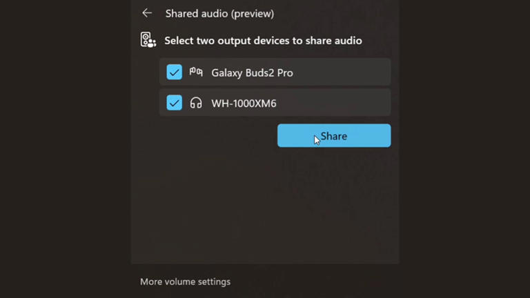 Windows 11 Previews a Feature That Lets You Share Audio With Another ...