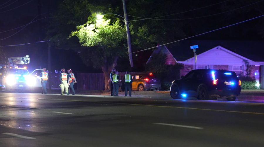 LPD said car chase ended after the car hit a pole, tree Monday night