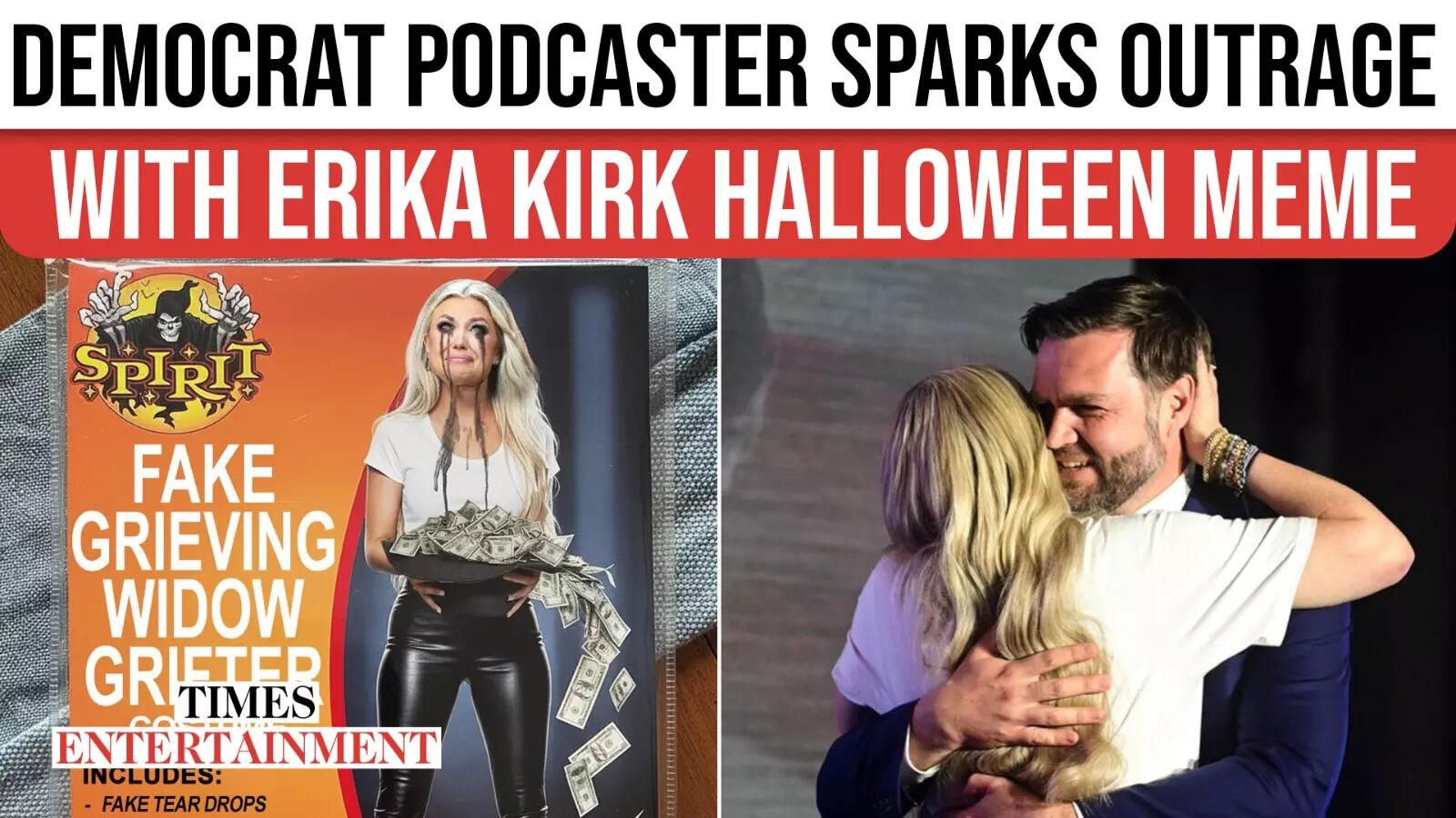 Erika Kirk Meme Sparks Outrage As Left-Wing Podcaster Mocks Widow With ...
