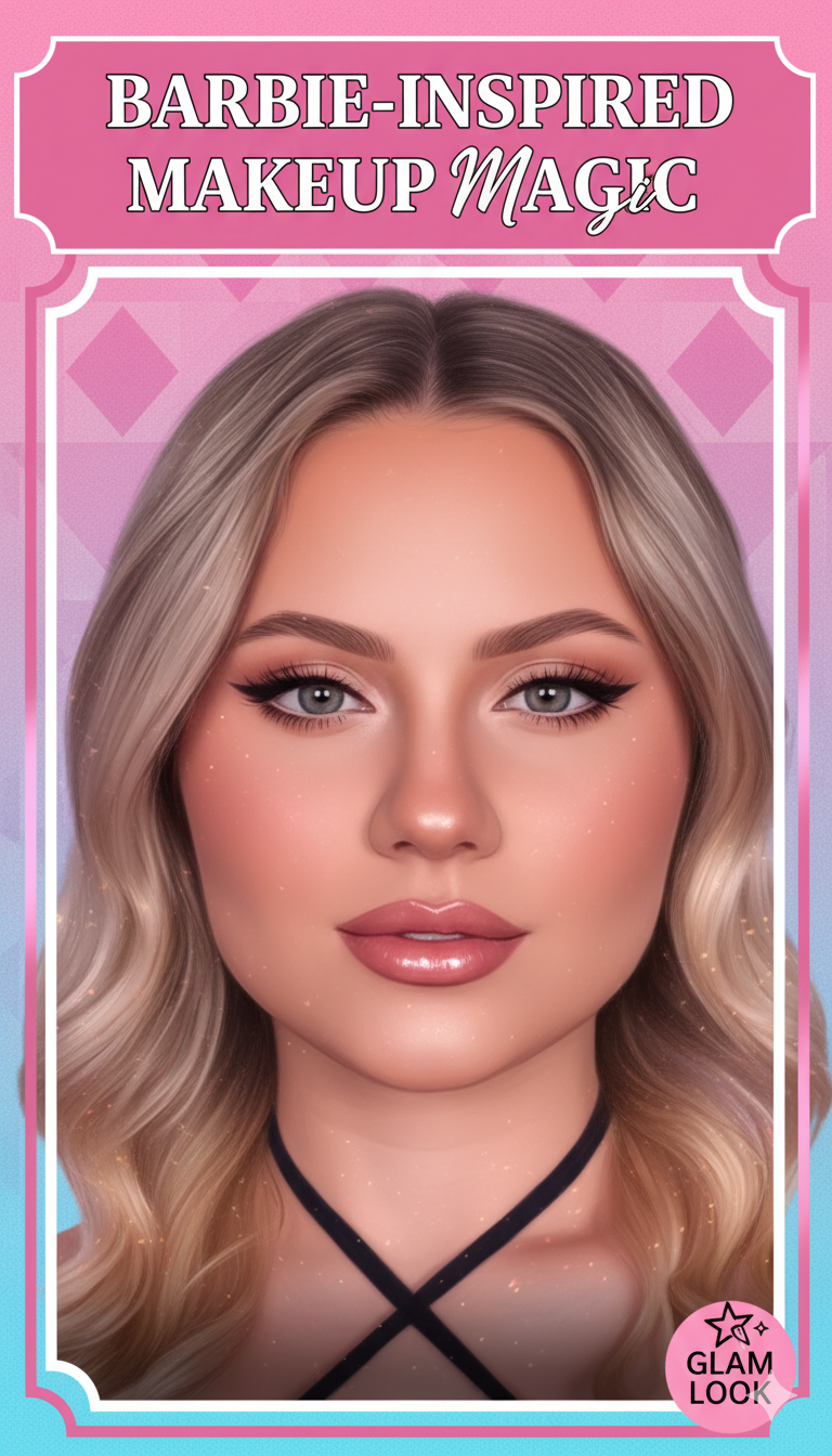 Magical Barbie Makeup Transformation – Doll Glam Step by Step