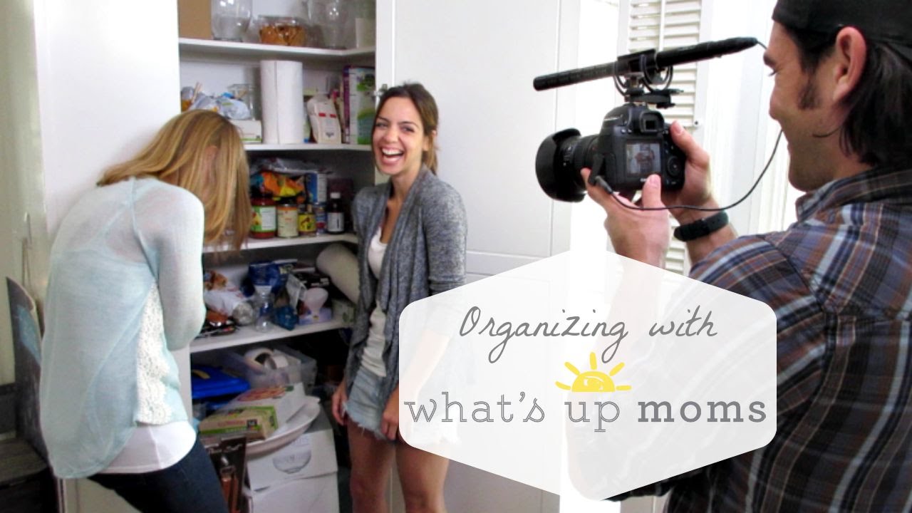 Organizing WhatsUpMoms pantry | Behind the scenes