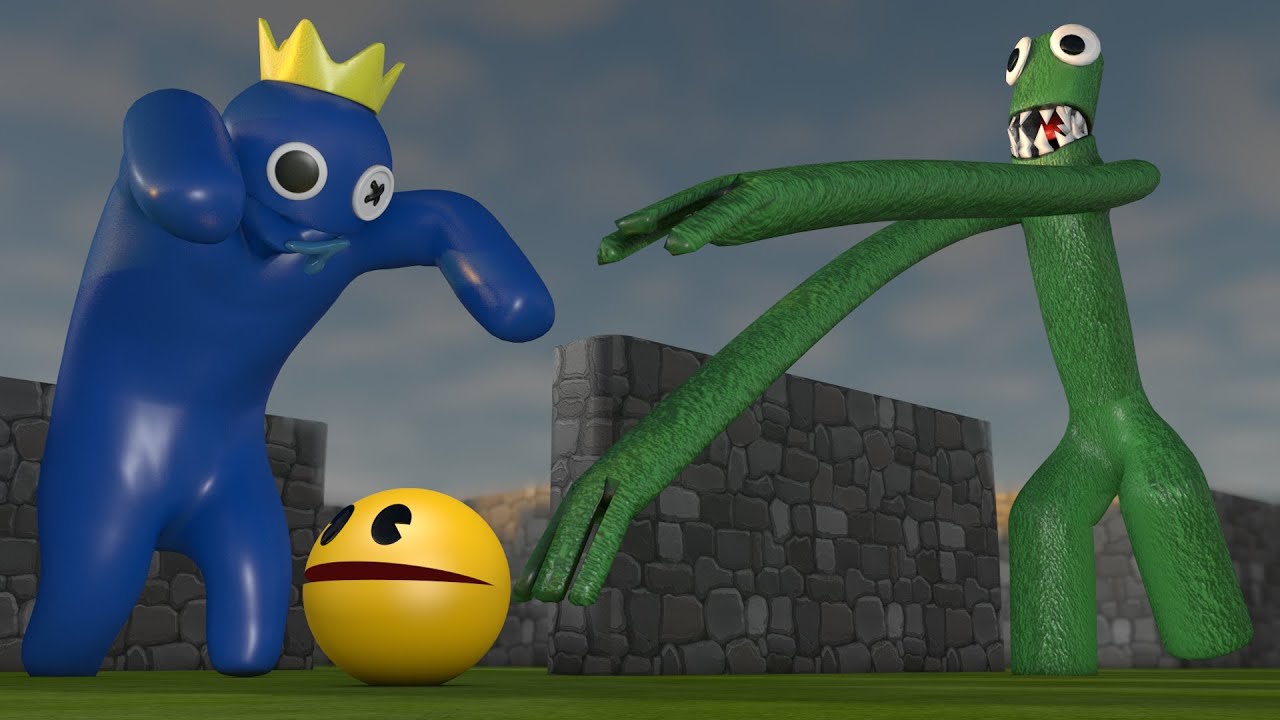 Pacman & Robot Pacman vs Rainbow Friends