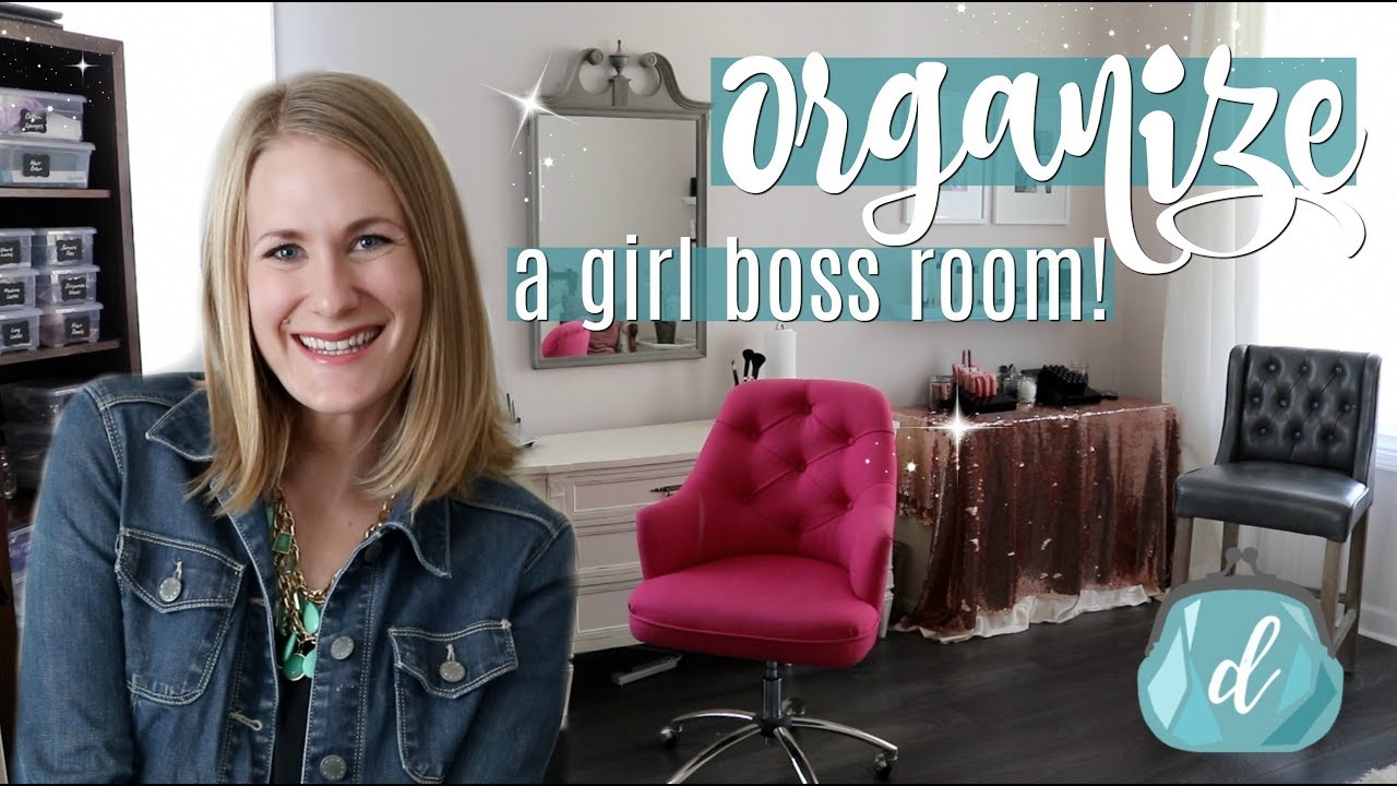 Organized makeup room tour! 💕 Tips for craft rooms, small businesses ...