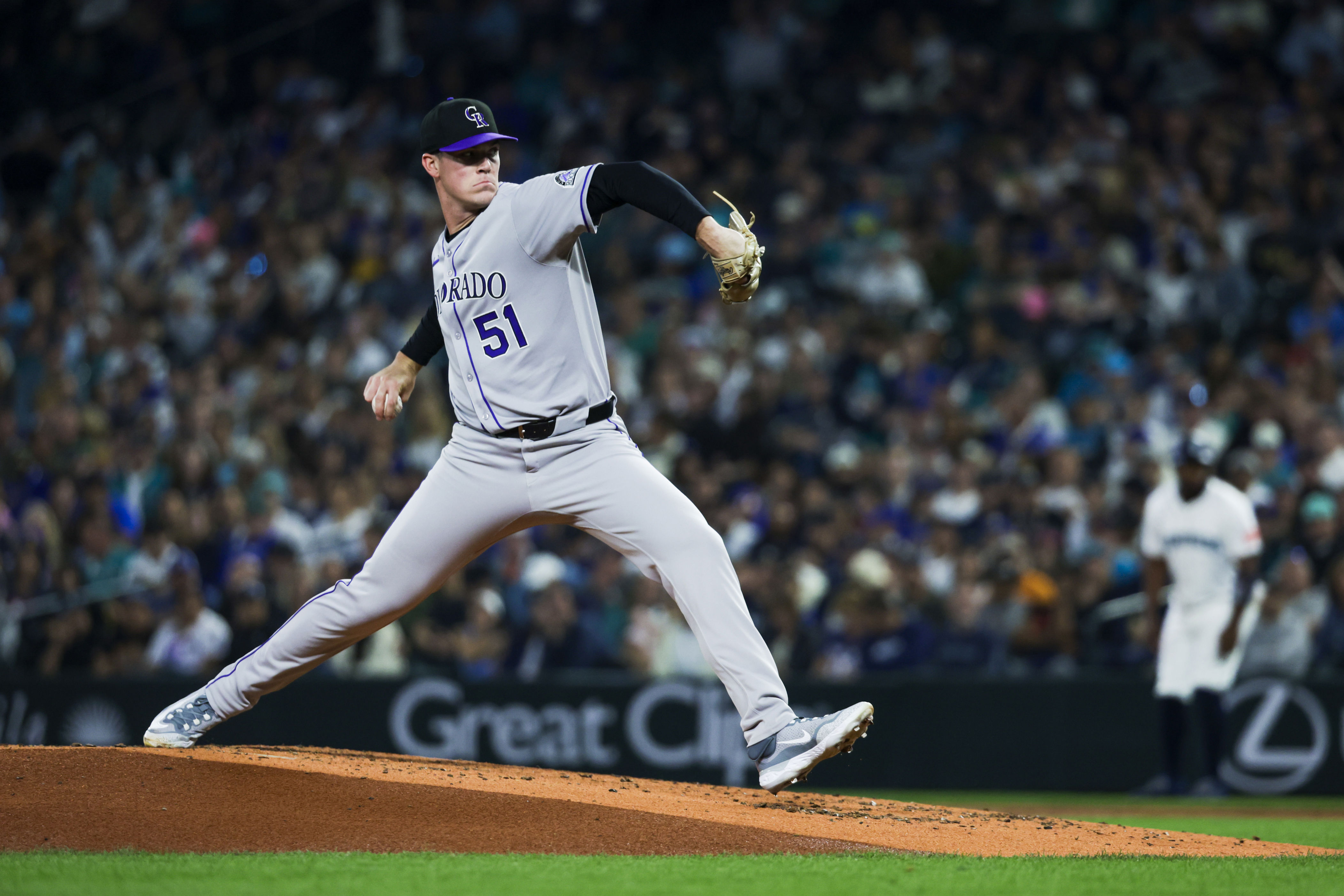 McCade Brown pitched in seven games for the Rockies in 2025