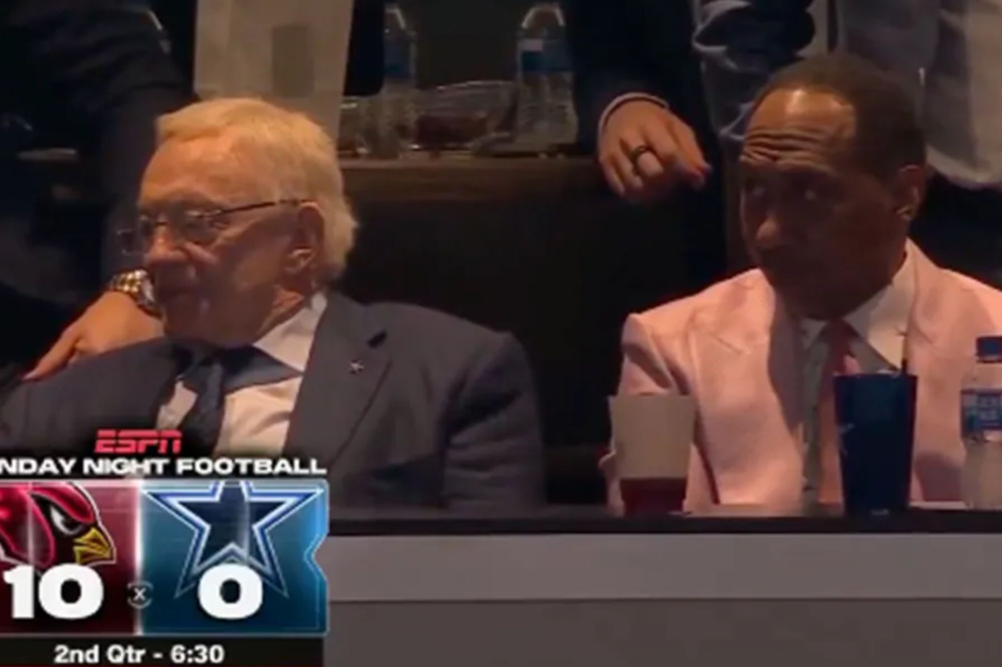 Stephen A. Smith had awkward ‘MNF’ visit to Jerry Jones suite during ...