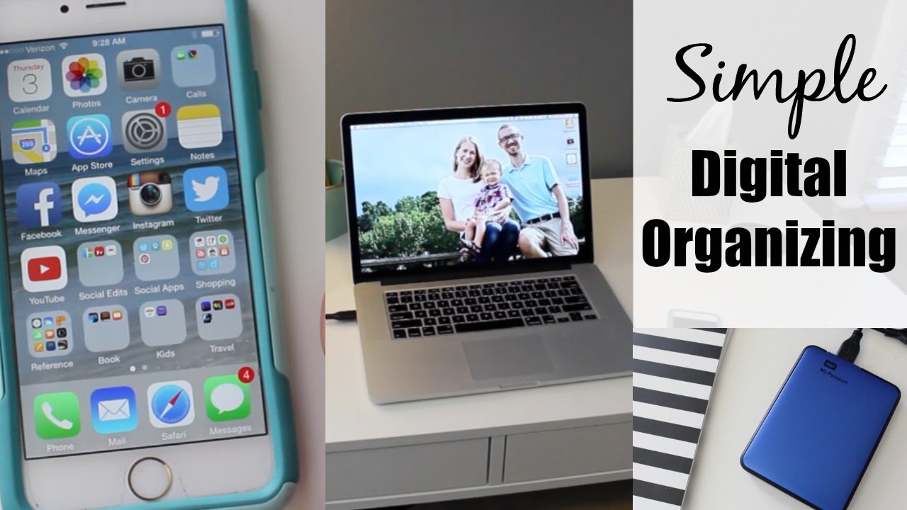 Simple digital organizing | Photos, computer & smartphone