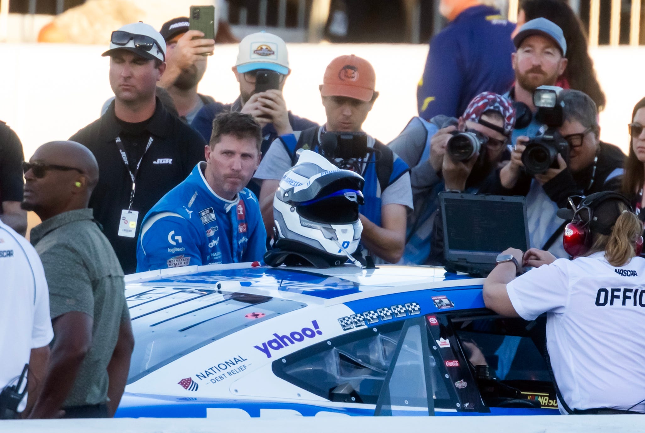 Denny Hamlin uncommitted to racing in the NASCAR Cup Series in 2026