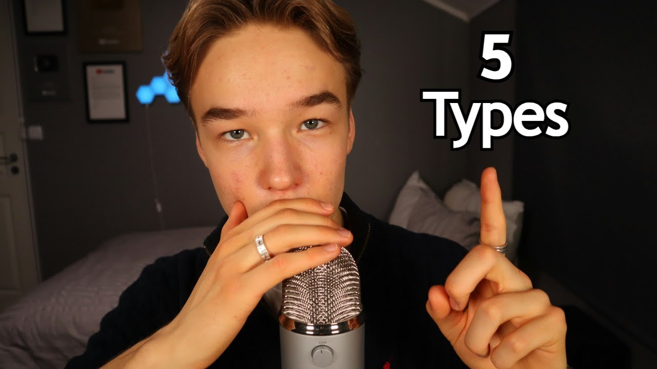 ASMR 5 types of mouth sounds