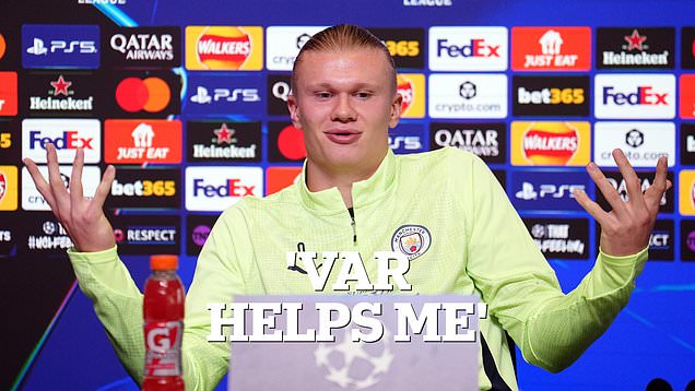 Haaland claims VAR has helped him achieve an incredible stat