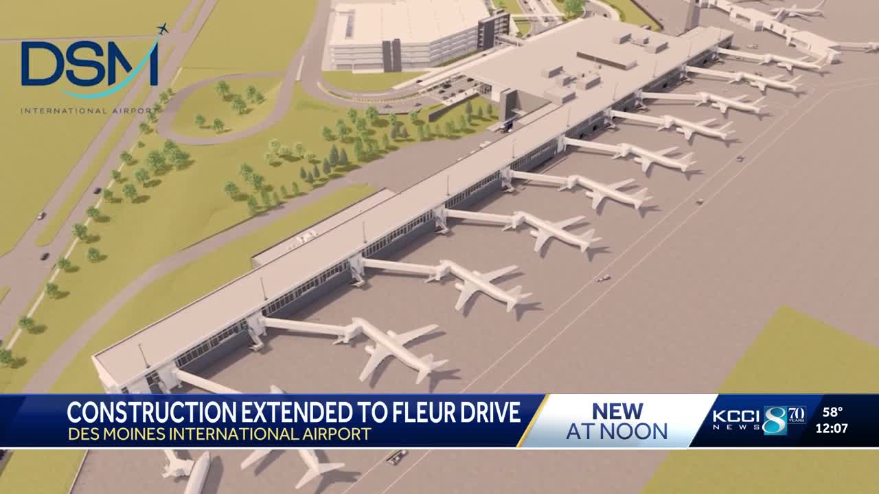 Next phase of Des Moines airport terminal project approved, extending ...