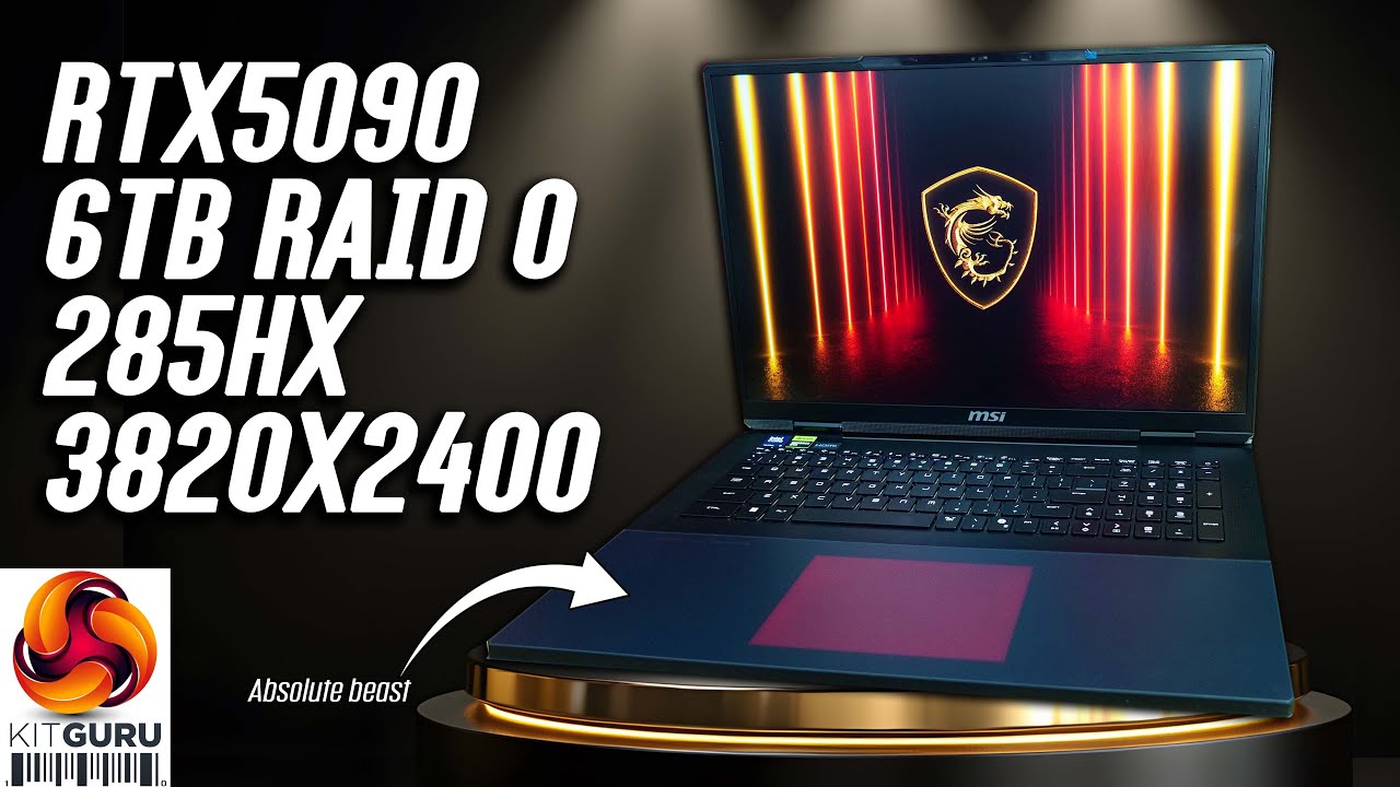 MSI Titan 18 HX AI: The most powerful laptop we have tested