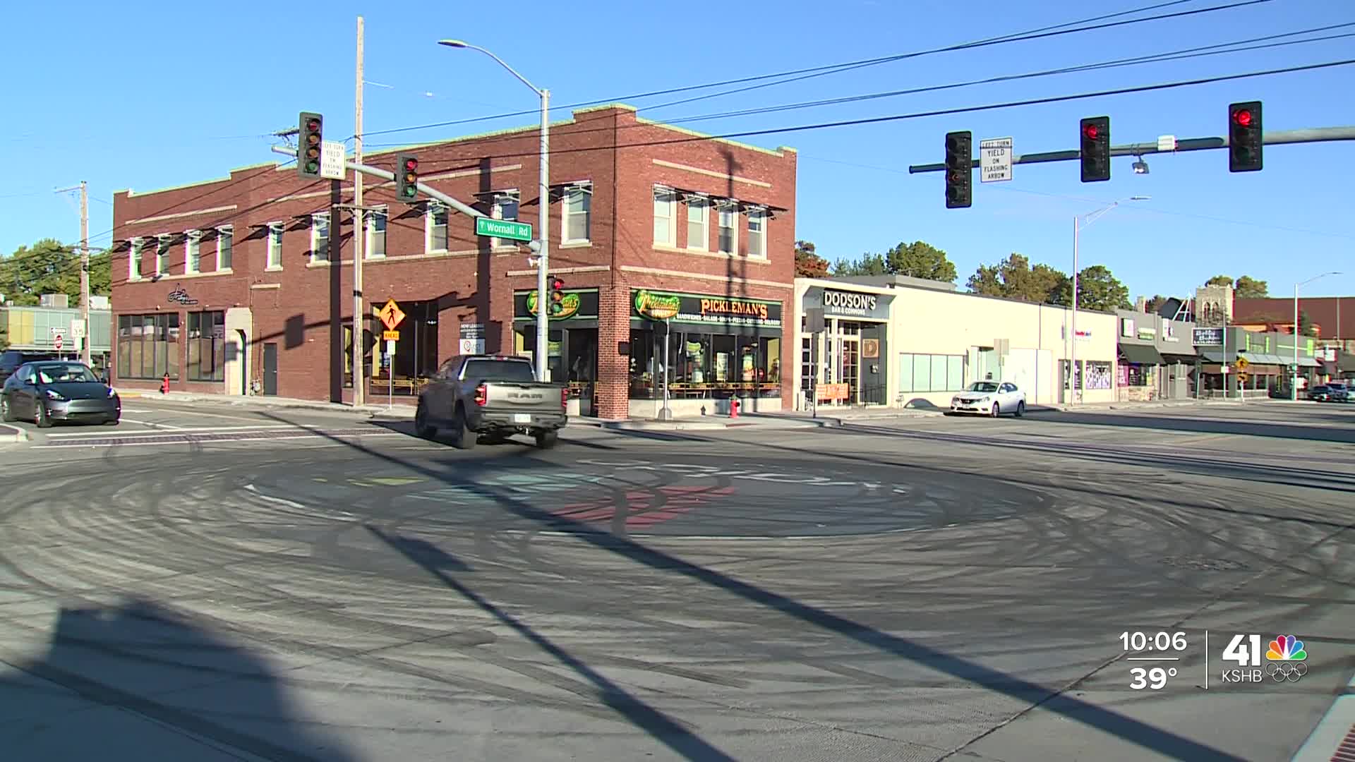 Sideshow drivers damaged Waldo intersection Friday city workers spent ...