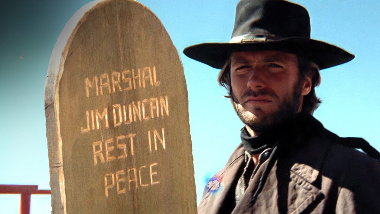 The stranger leaves town - High Plains Drifter (Clint Eastwood)