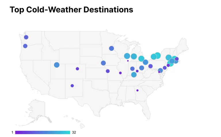 Love the winter? Find out the top cold weather holiday destinations to ...
