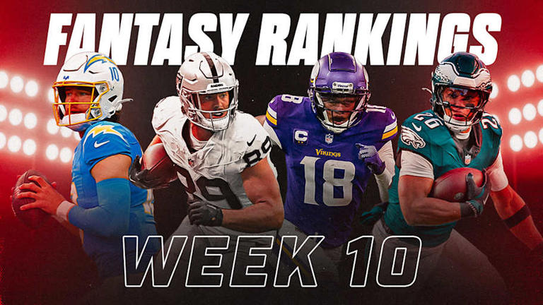 Week 10 Fantasy Football Player Rankings For Every Position and Flex ...