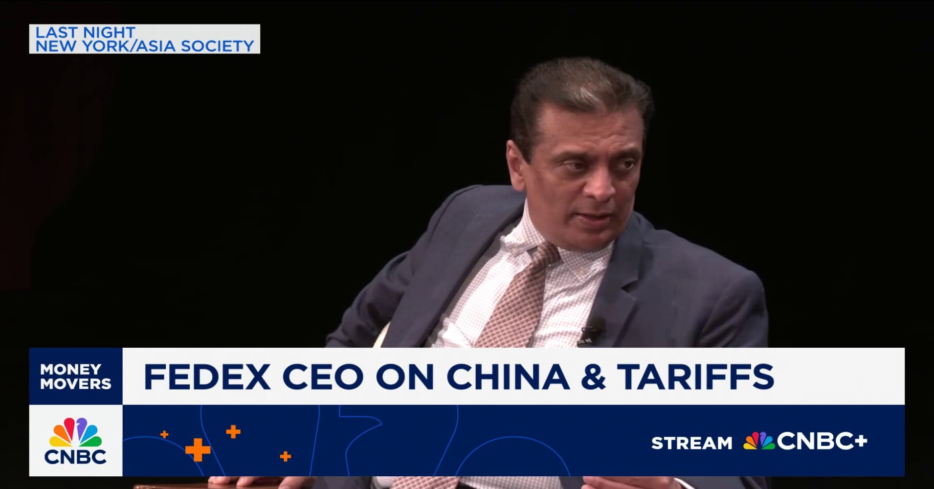 Fedex CEO: Trade narrative with China will improve