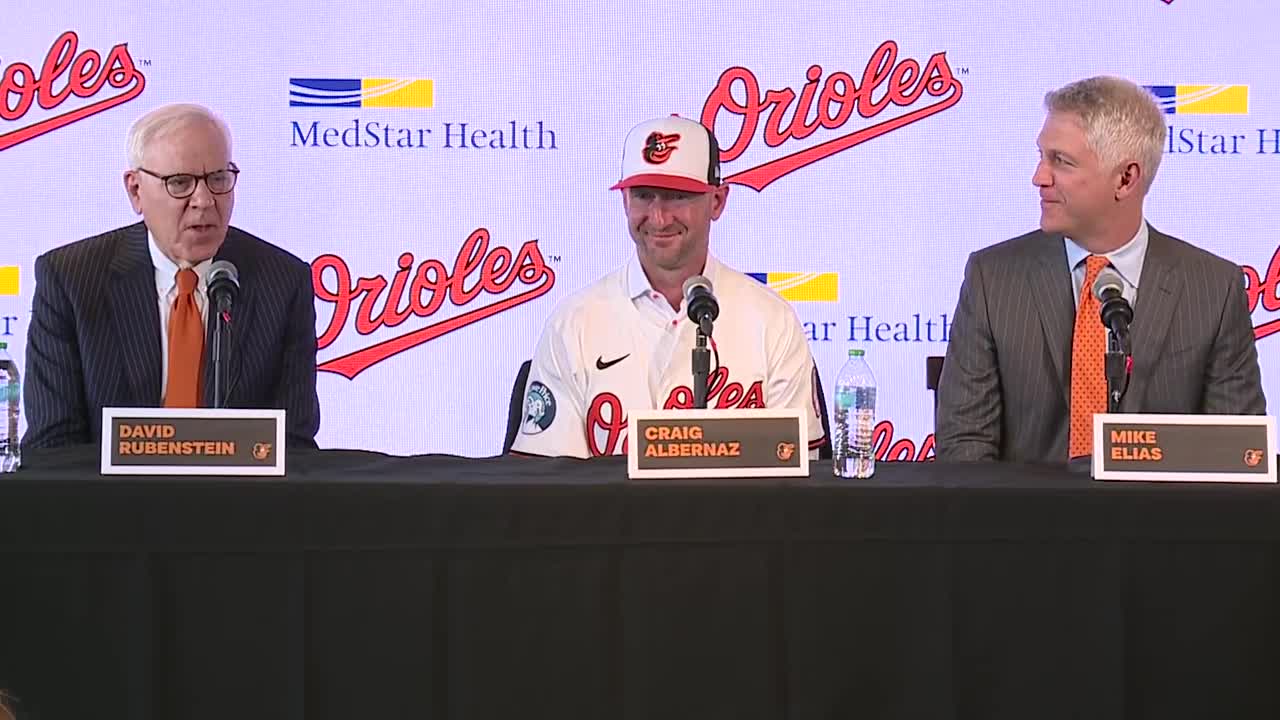 Baltimore Orioles introduce new manager Craig Albernaz