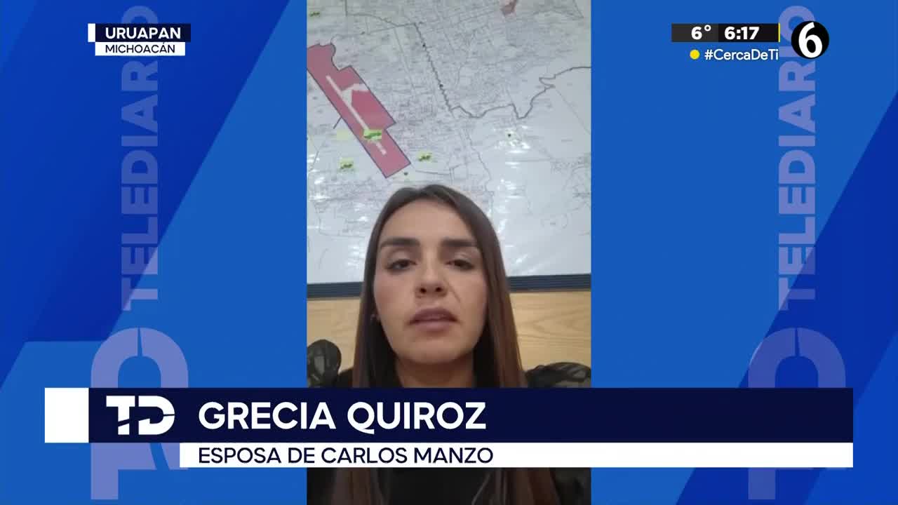 Esposa de Carlos Manzo pide no caer en vandalismo durante protestas en ...
