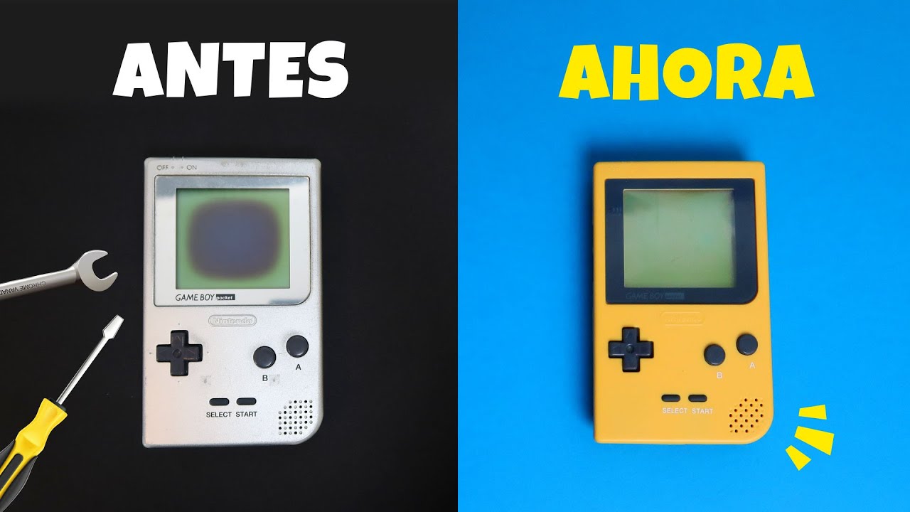😎 Así logré restaurar mi GAME BOY Pocket de 1996 | Nintendo