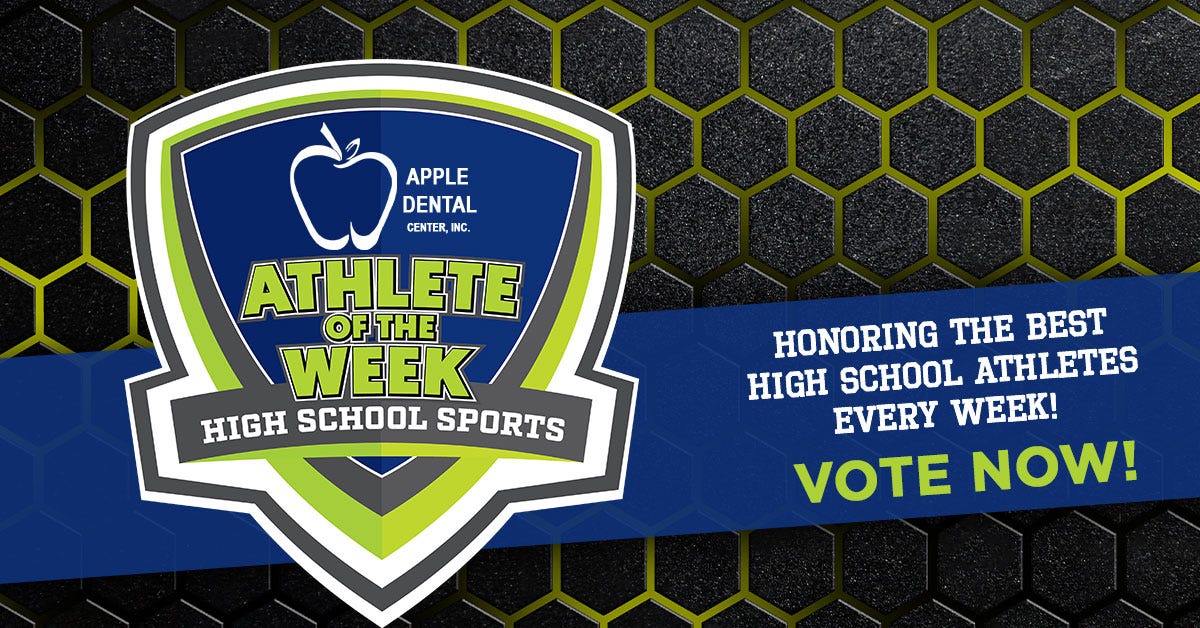 Who should be the Apple Dental Center High School Athlete of the Week?