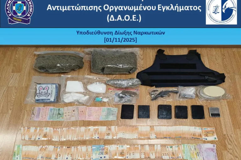 Πειραιάς: Τρεις συλλήψεις - Εντοπίστηκαν κοκαΐνη, κάνναβη, περίστροφα ...