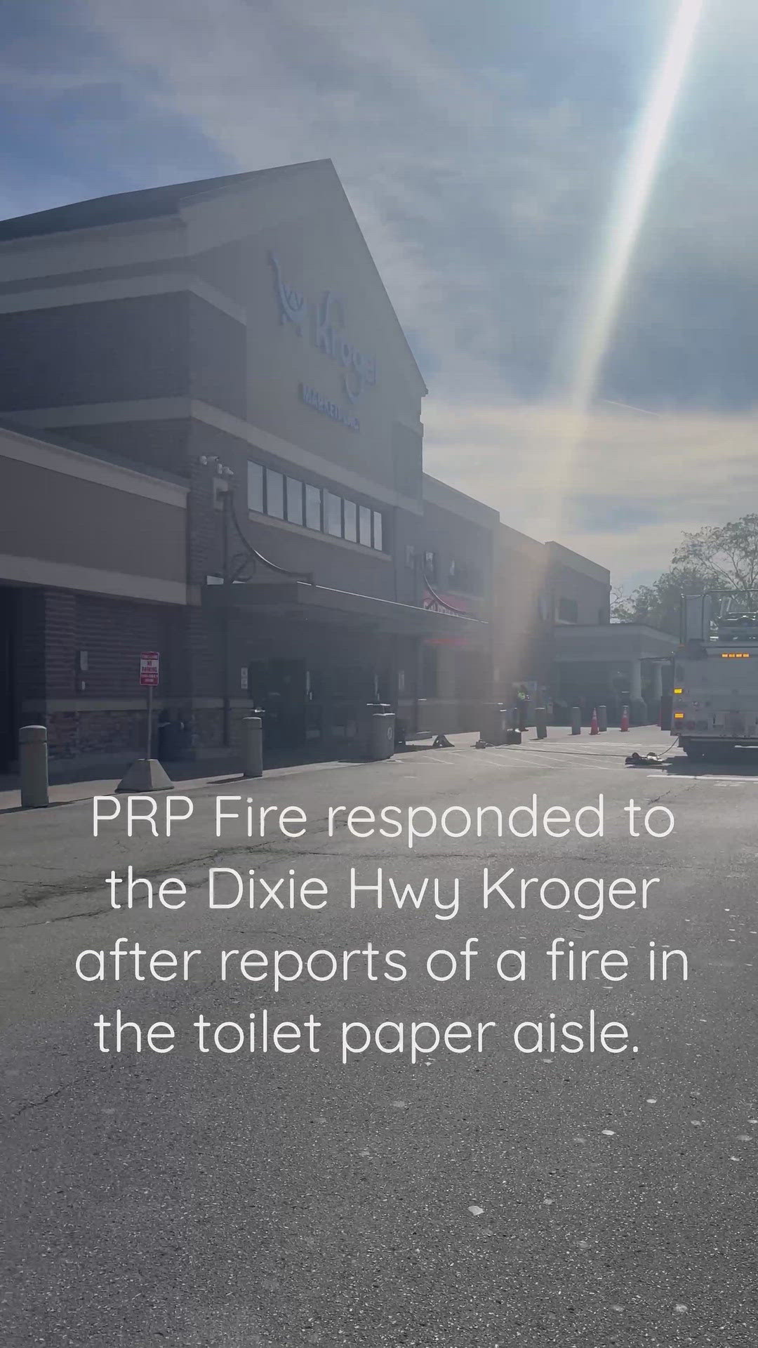 Bystanders extinguish toilet paper fire in Louisville Kroger