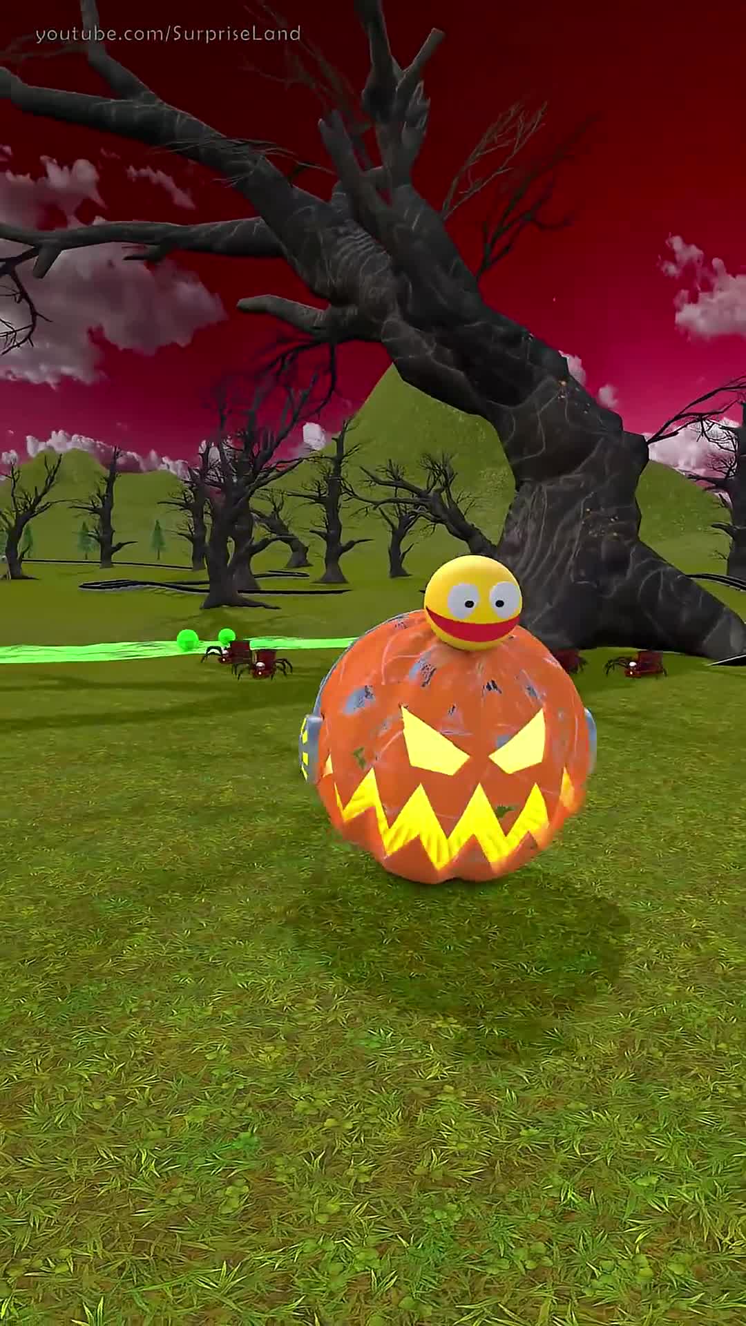 Pacman vs Evil Baby Train Monsters - Halloween Showdown! 🔥🚂🎃 #pacman ...