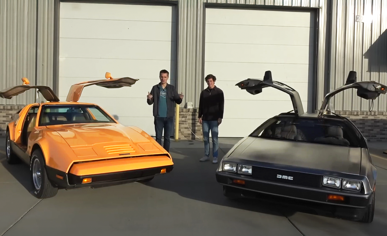I raced a Bricklin against a Delorean!