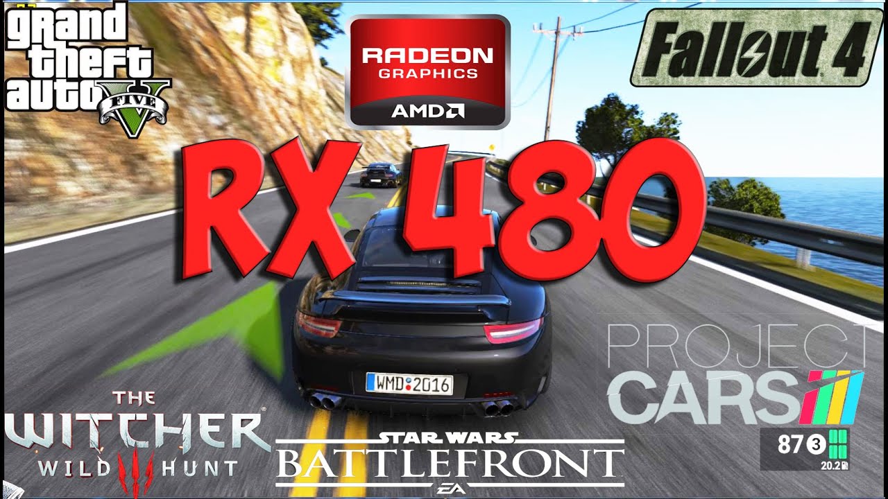 Radeon RX 480 test in 5 games (i5 4690k)