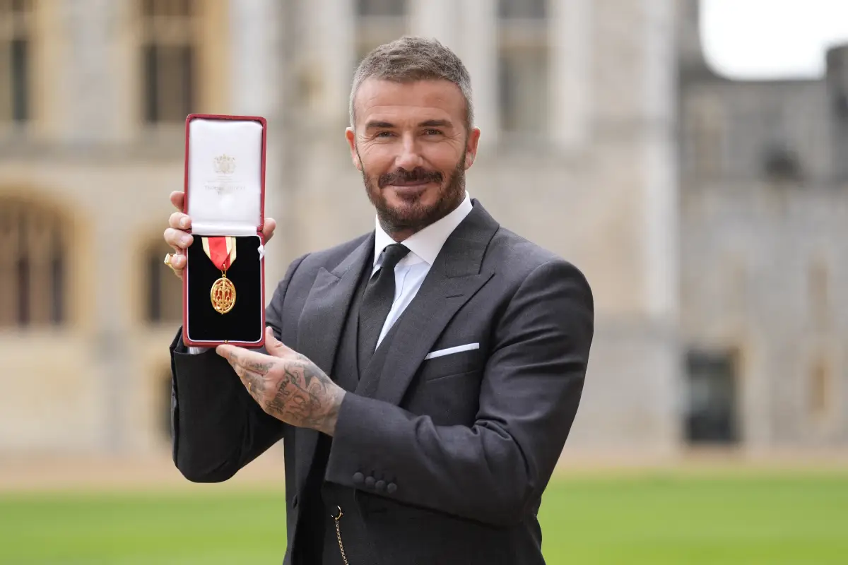Sir David Beckham: Desde hoy es caballero británico por orden del Rey ...