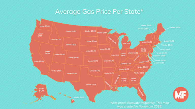 Mapped: See the Current Average Gas Price Per State