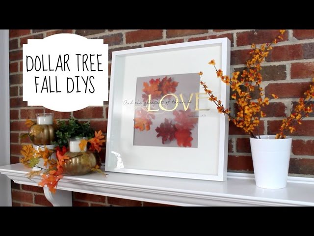 Dollar Tree fall DIYs | Fall decor 2015