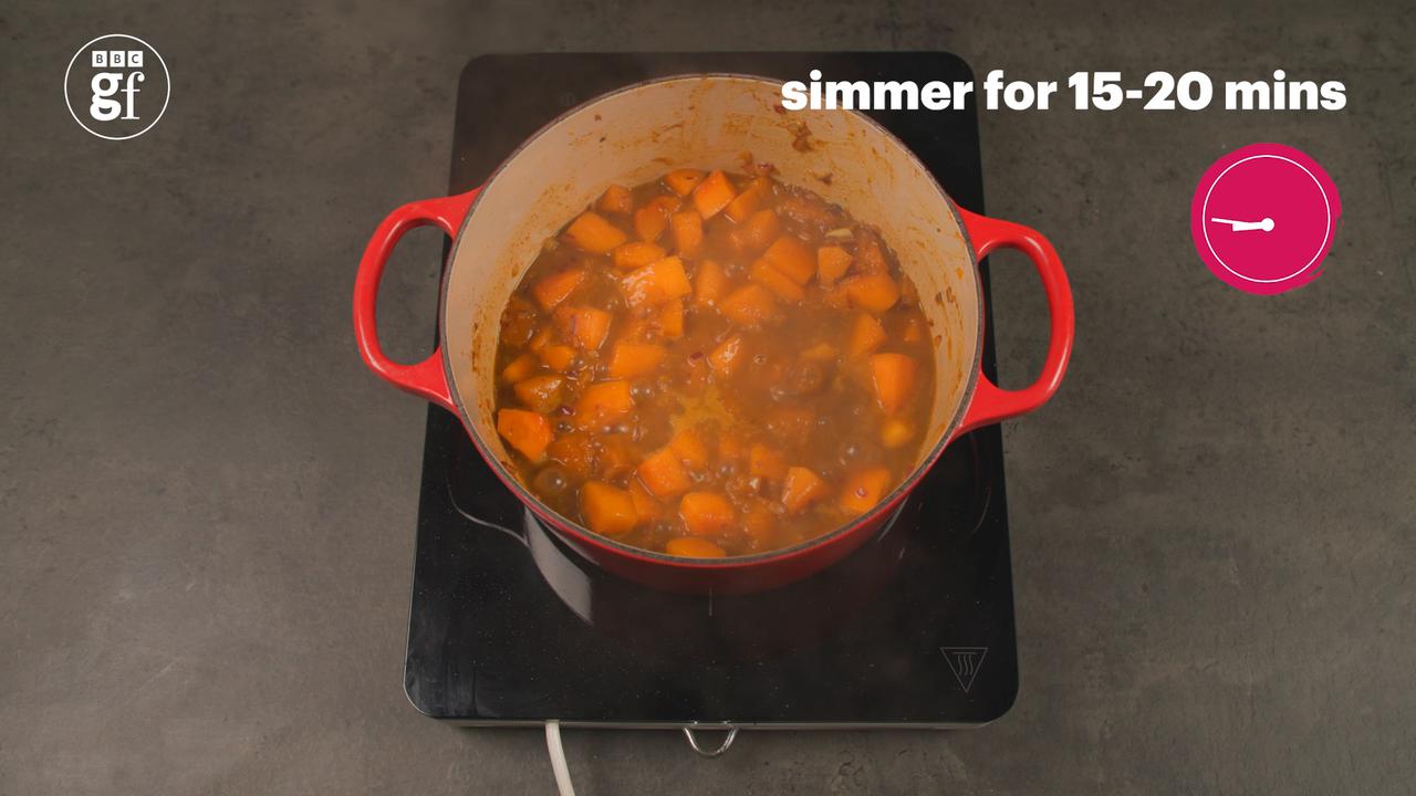 Butternut squash curry