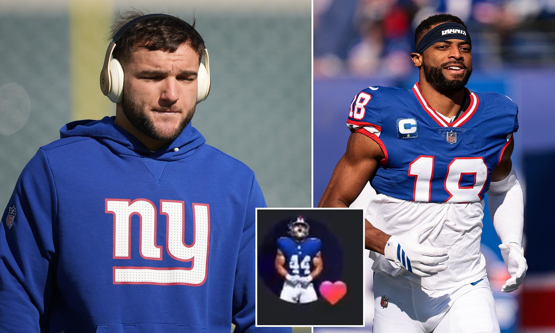 Injured Giants rookie Cam Skattebo caught liking Instagram post ...