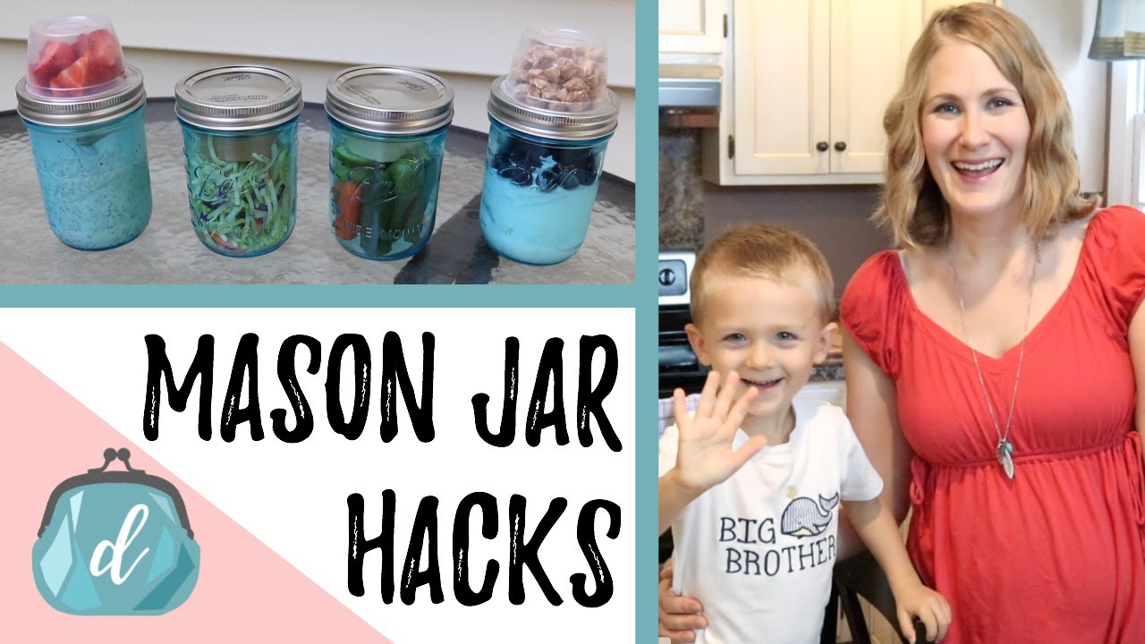 Mason jar hacks | 5 minute meal prep ideas