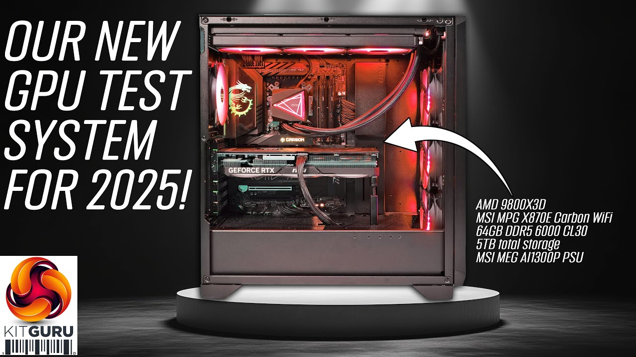 KitGuru’s GPU benchmark system: we moved to 9800X3D