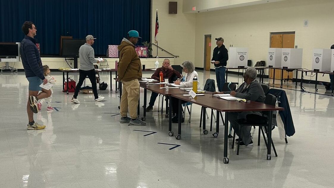 Voters in Charlotte head to the polls on Election Day 2025