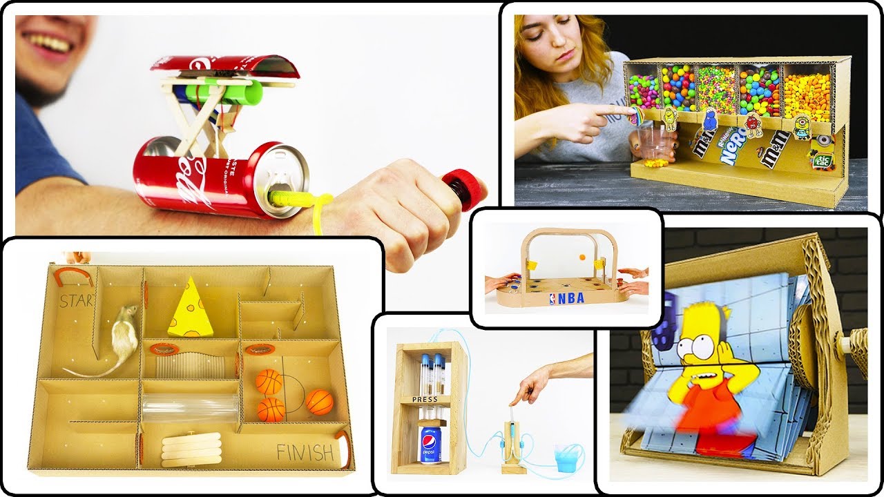 6 genius DIY cardboard & popsicle stick projects you can make at home!