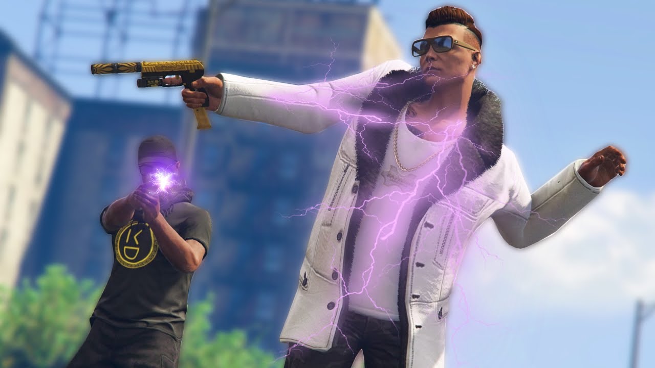 I got the stun gun online! Stun gun trolling! | GTA 5 thug life #133