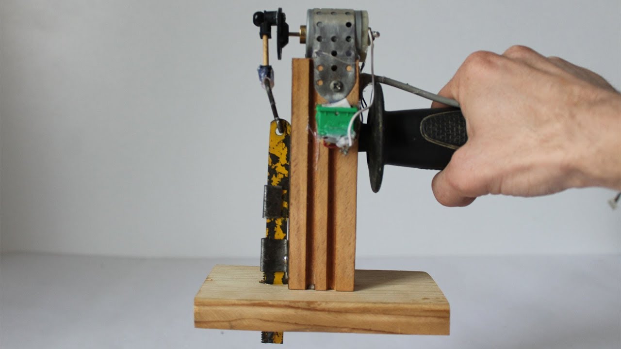 How to make a powerful jigsaw - homemade tools